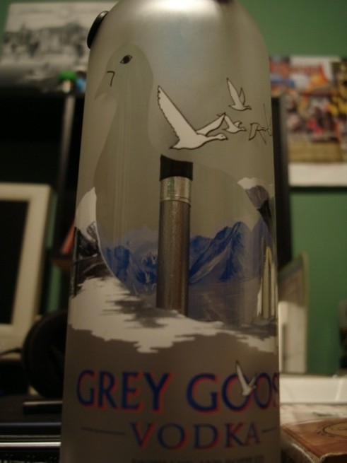 Ignant-Ass-Bongs: Grey Goose - THE GOOSE TURNS GREY