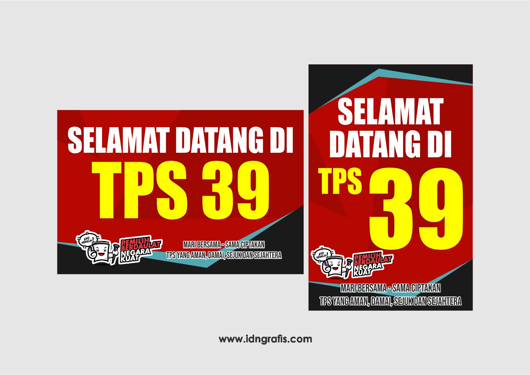 Download Template Banner TPS Corel Draw - IDN GRAFIS