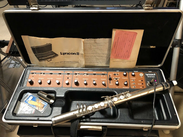 MATRIXSYNTH: Computone LYRICON 2 II Wind Synthesizer with Manuals