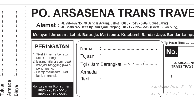 Diskon 22+ Cara Desain Tiket Travel