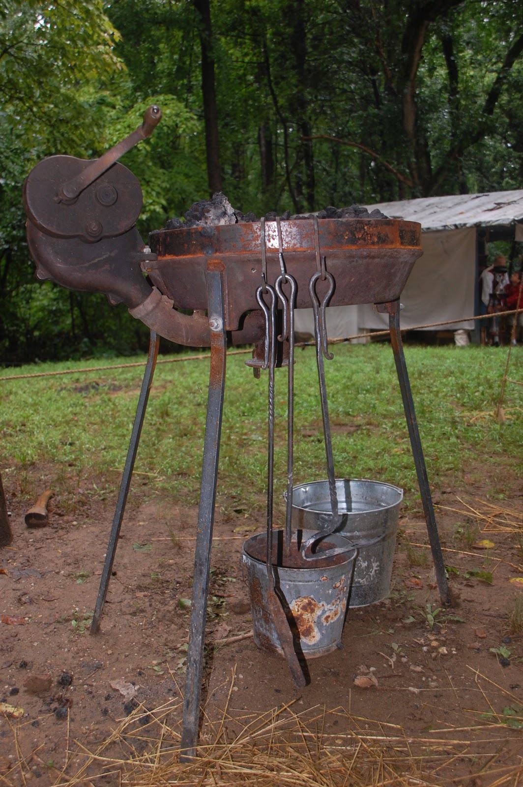 Black Forest ArtWorks: Tools of the Trade: Portable Rivet Forge with ...