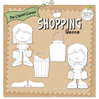 The Clipart Corner: Shopping Queen Reseller's Clip Art