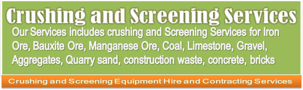 Crushing and Screening Services | Portable Mobile Crusher and Screeners