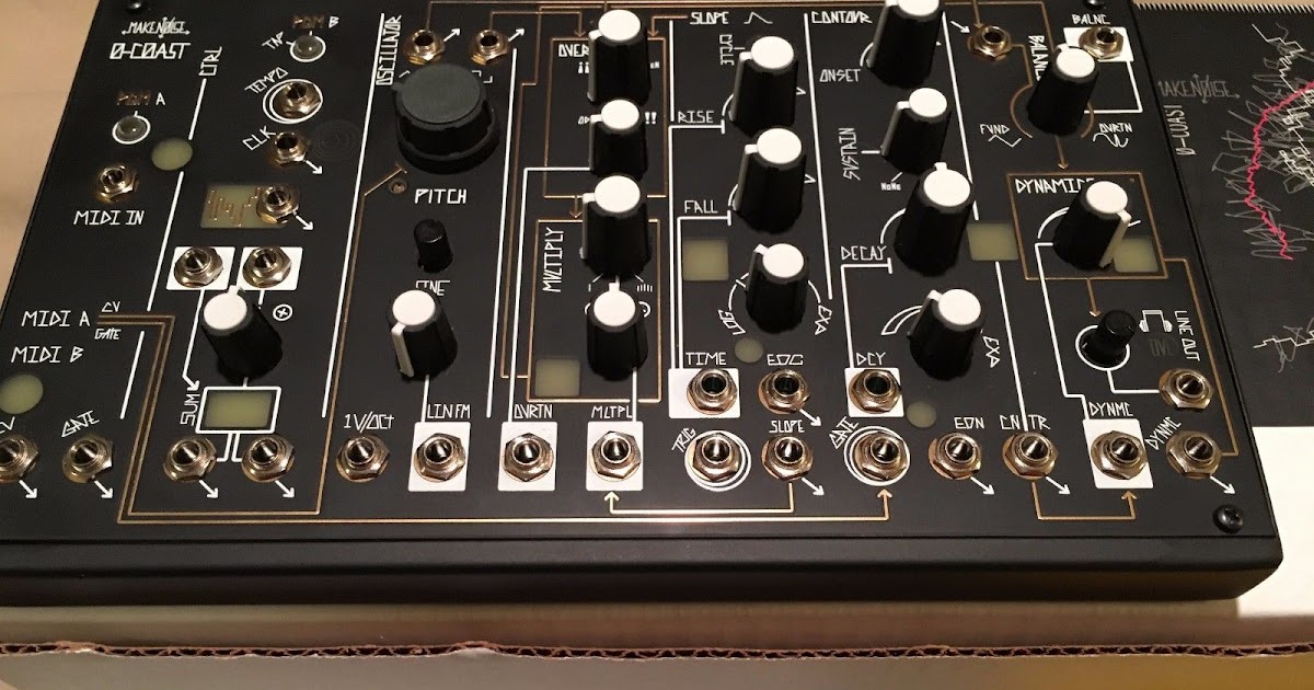 MATRIXSYNTH: Make Noise 0-Coast single voice patchable synthesizer