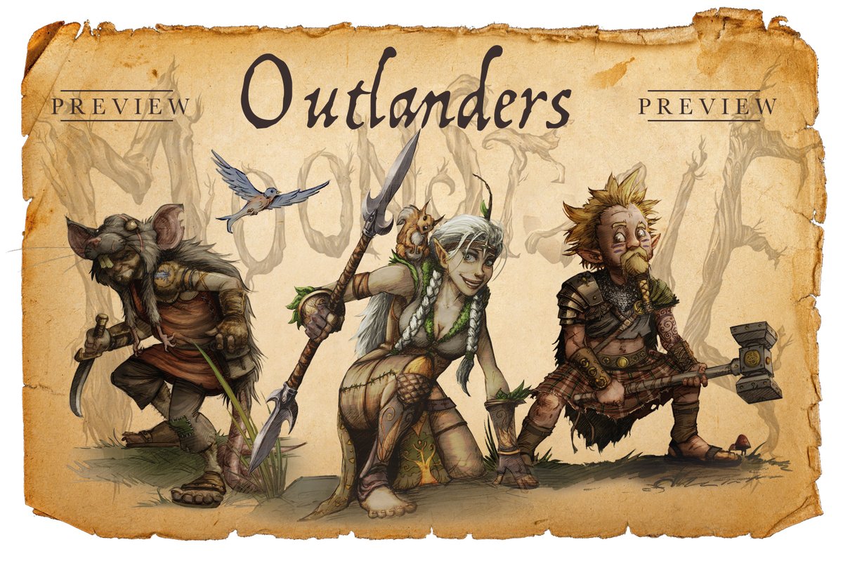 Wargame News and Terrain: Moonstone: New Faction Miniatures Artwork Preview