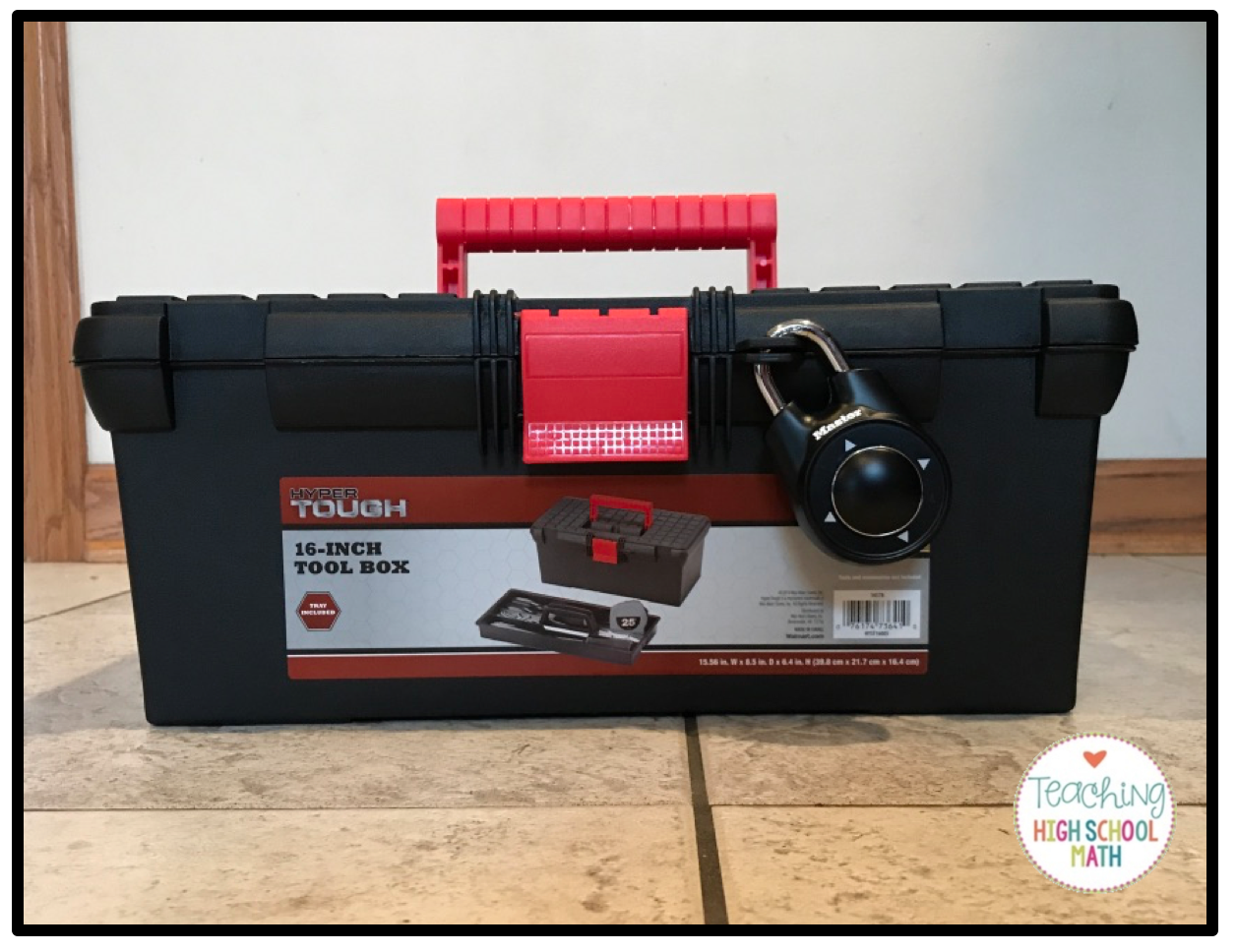 Making a Breakout Box {Escape Room} for Math Class | Teaching High ...