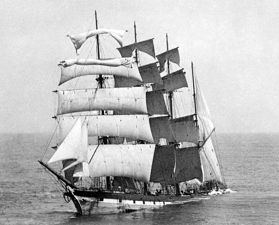 Tour Scotland: Old Photograph Falls of Halladale Ship River Clyde Scotland