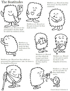 Church House Collection Blog: The Beatitudes Coloring Page