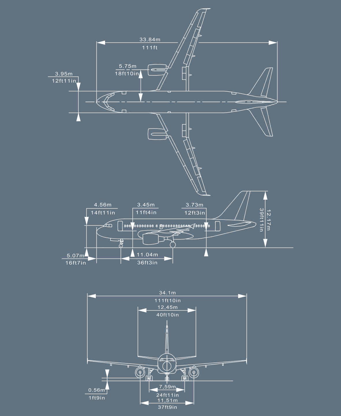 A320F technical description: AIRCRAFT GENERAL
