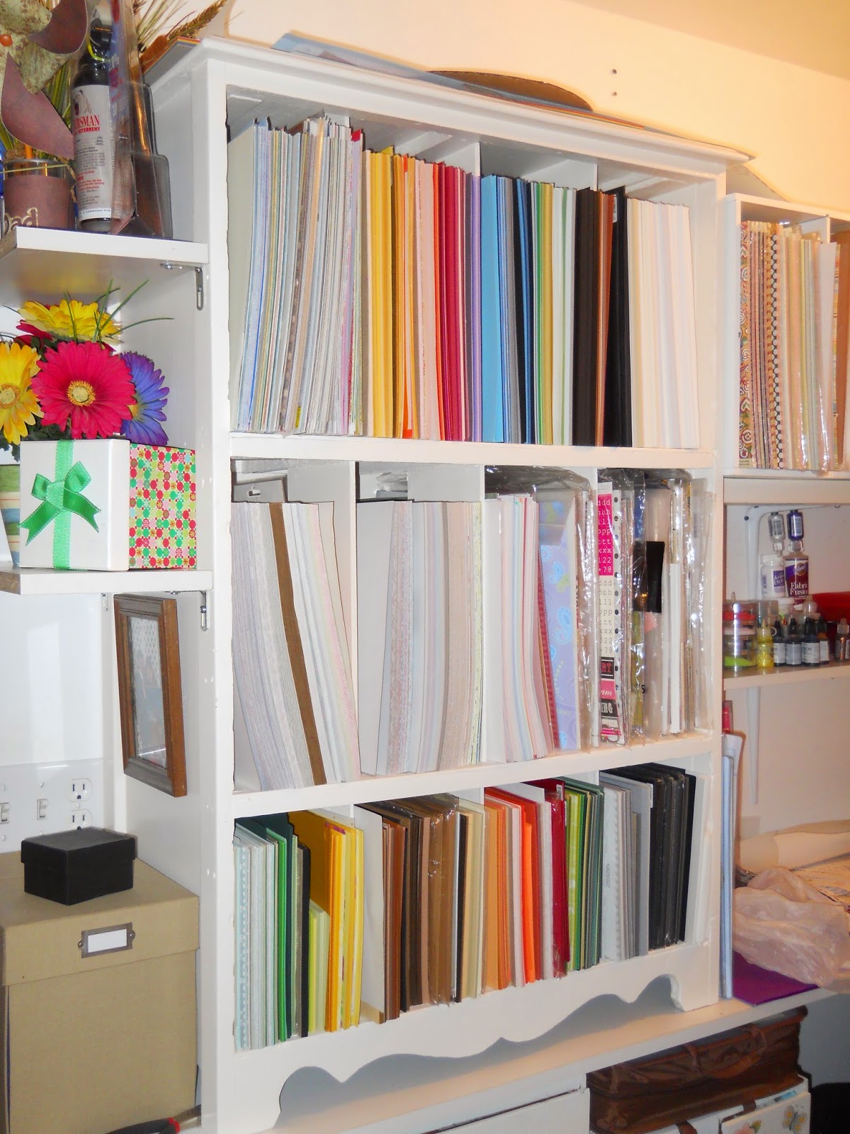 Live for Scrappin': Old dresser converted to paper storage and drawers ...