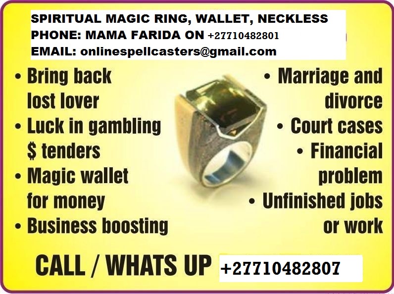 Blessed Miracles Magic Ring For Pastors, Win Tenders, Money ...