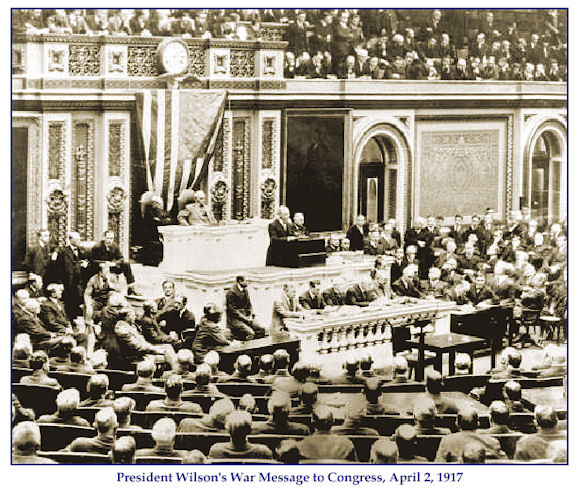 Roads to the Great War: America's Road to War, 2 April 1917: President ...