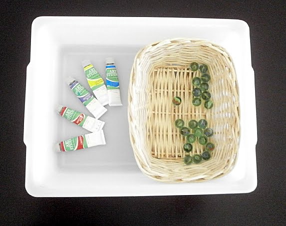 STUDIO PAPERMINTIES: Painting with Marbles