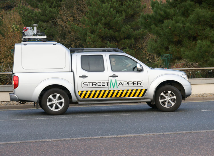 Streetmapper Mobile Laser Mapping System rocking in Japan