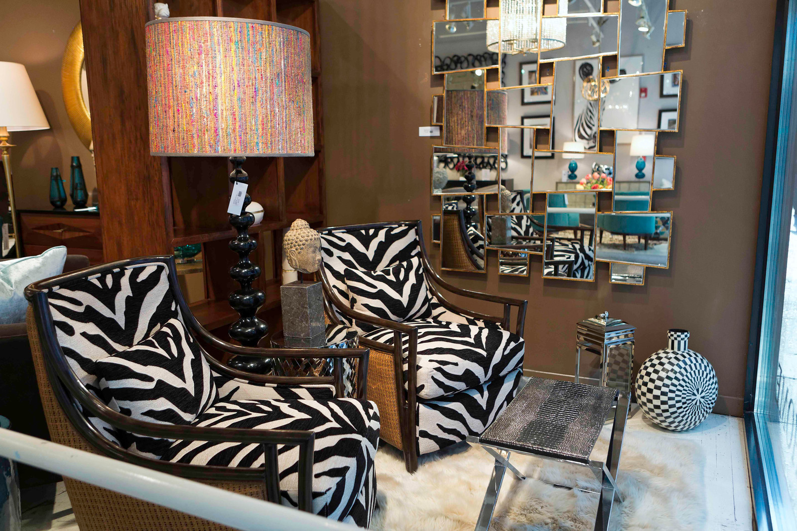 Live With What You Love: The Amazing Pattern, Zebra Print Saucer Chair