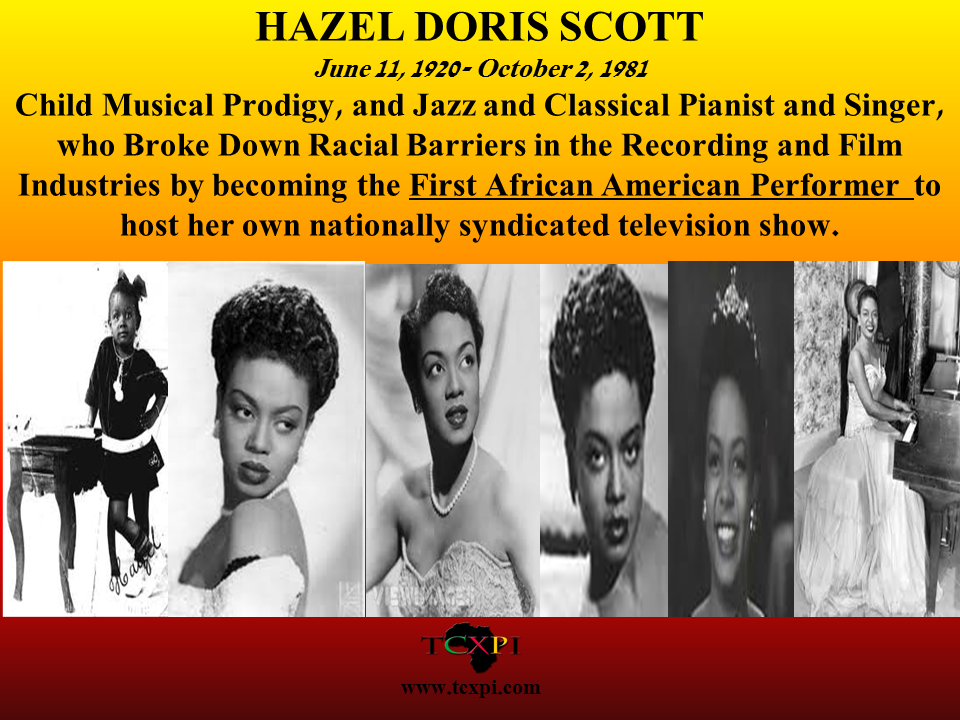 TCXPI An Afrocentric Educational Resource Service : Hazel Doris Scott ...