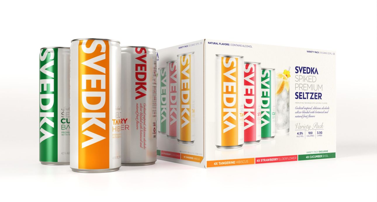 SVEDKA Spiked Premium Seltzer – Packaging Of The World