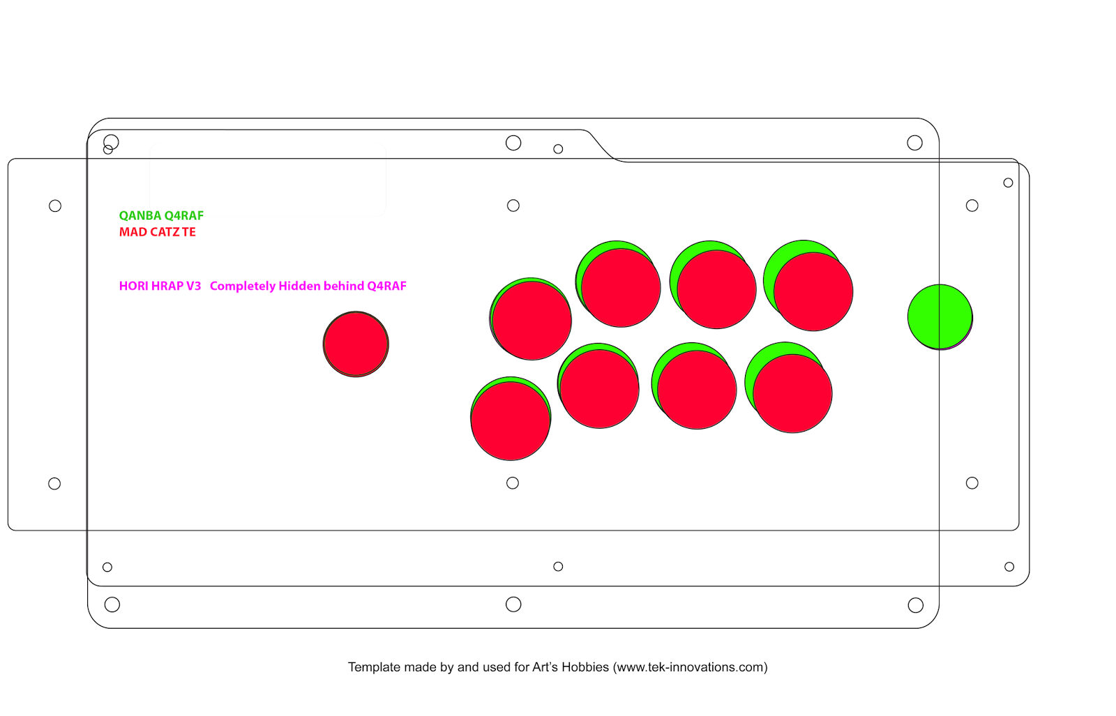 Rob's Blog: Button Layouts for Popular Fightsticks