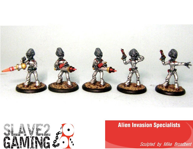 Wargame News and Terrain: Slave 2 Gaming: Alien Invasion Miniature ...
