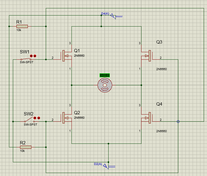 Tutoriais Motores VII: Ponte H com MOSFET. - Arduino Eletrônica
