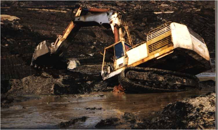 Industry Mayhem: Bogged Excavator