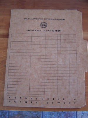 TWIN PEAKS PROPS: FBI Folder (Original)