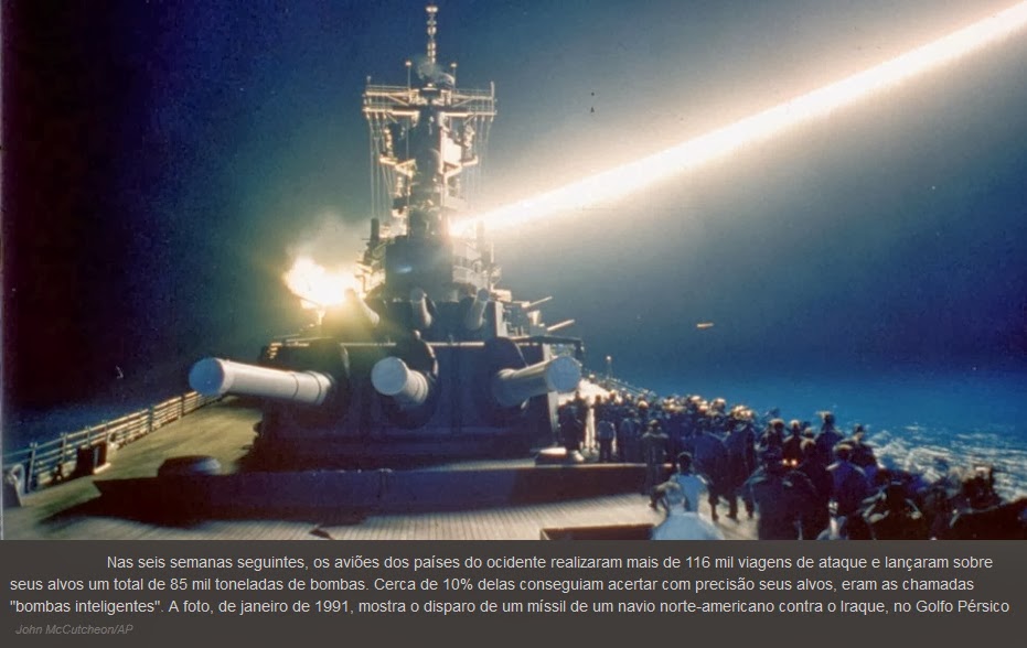 Há 23 anos, Guerra do Golfo era primeiro conflito mostrado ao vivo na TV