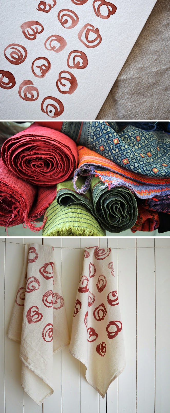untoldimprint: textiles inspiring textiles