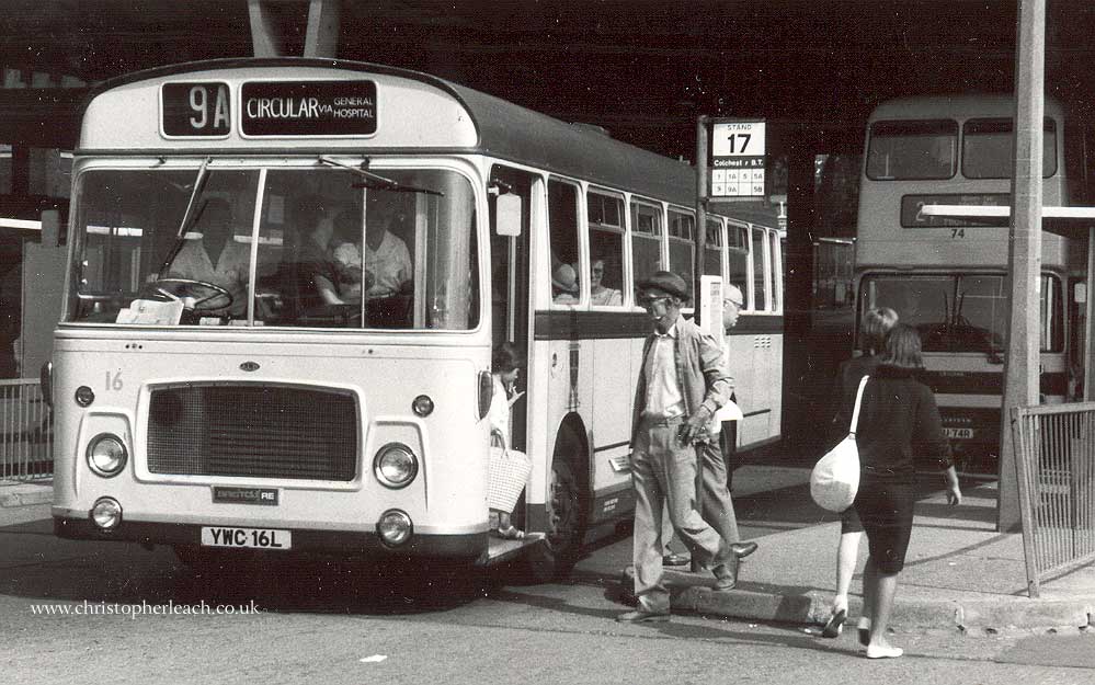 Busworld Photography: Colchester Bristol RELL 16