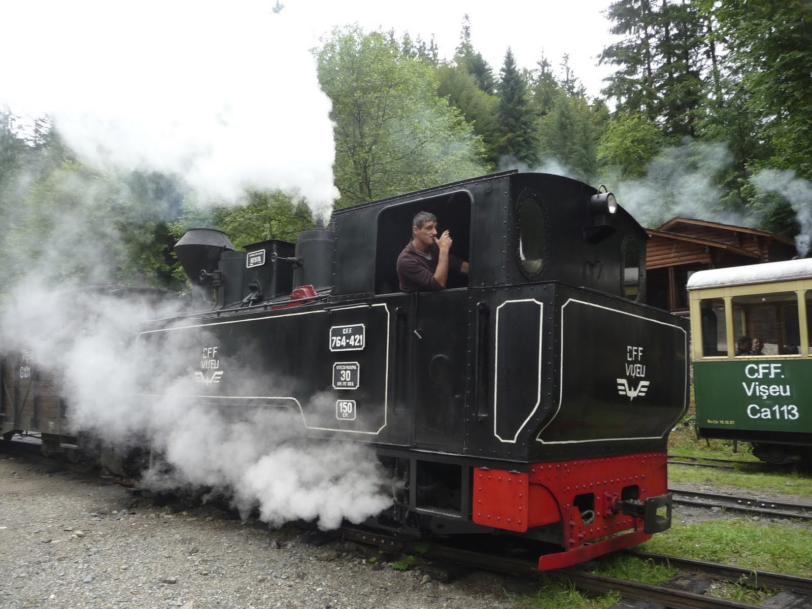 Travels in Maramures: The steam trains of Viseu de Sus