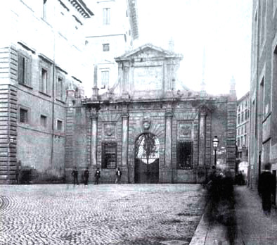 LA PORTA PRIMA DELLA DISTRUZIONE DEL 1892