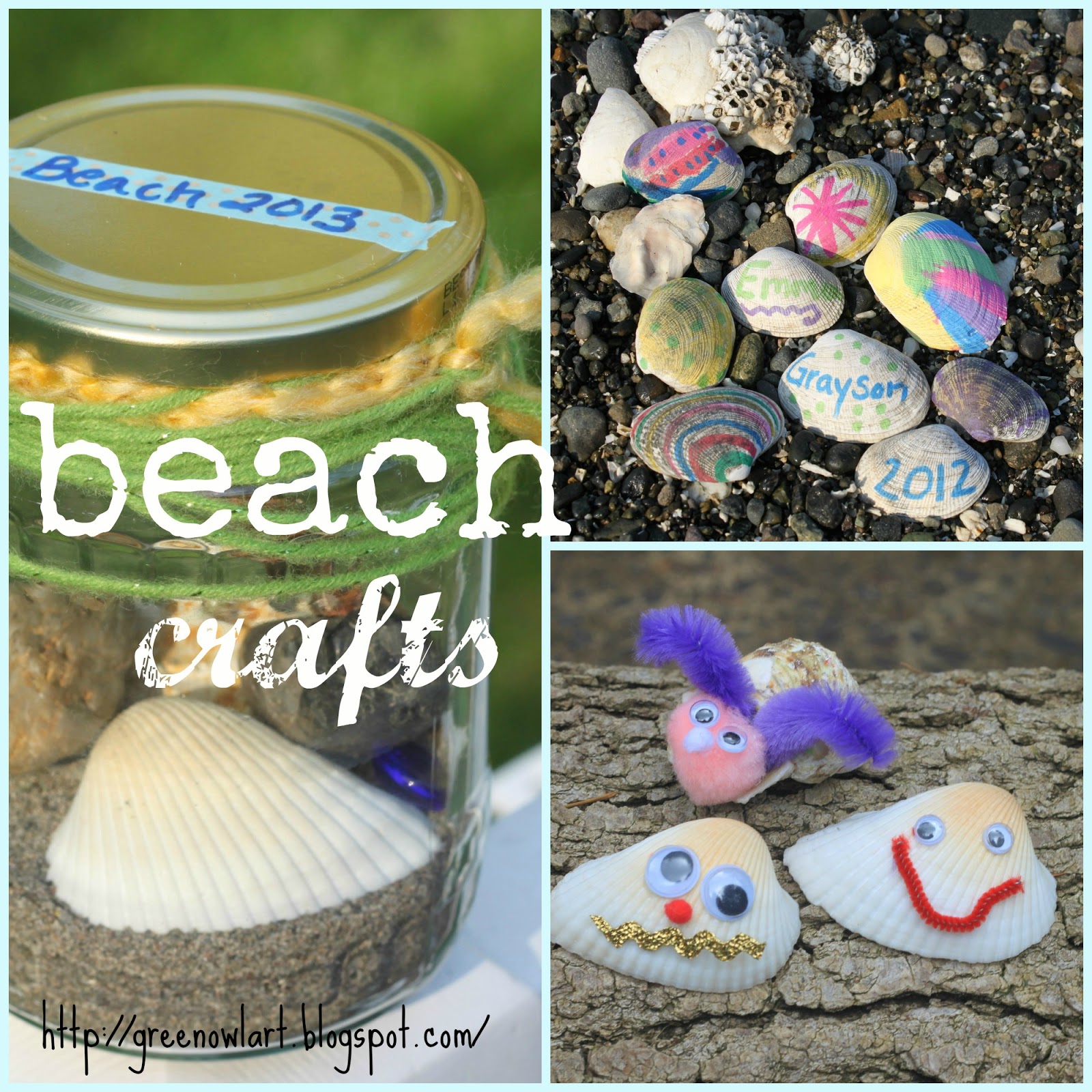 Green Owl Art: Beach Crafts