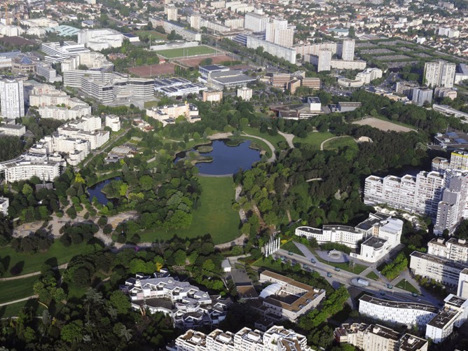 La ville de Nanterre, vue autrement: Le parc André Malraux