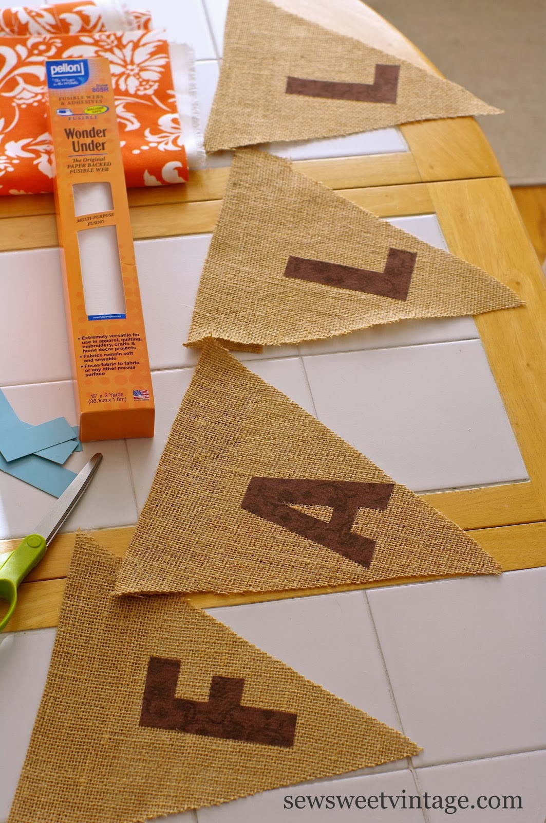 Sew Sweet Vintage: Fall Banner