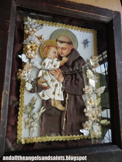 AND ALL THE ANGELS AND SAINTS: 314. Reconstructing a Shadow Box Santo ...