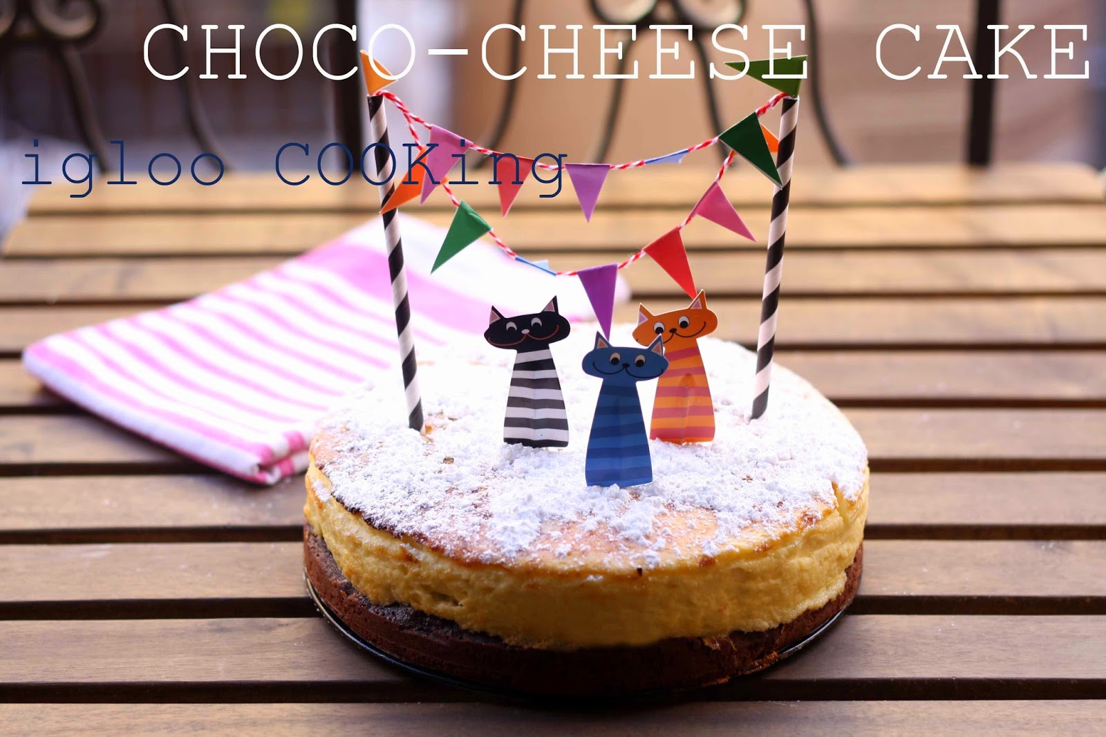 igloo cooking : CHOCO-CHEESE CAKE