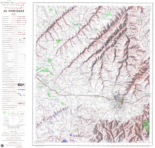 Les cartes Topographique du Maroc R.GIS - R.GIS RIRAK