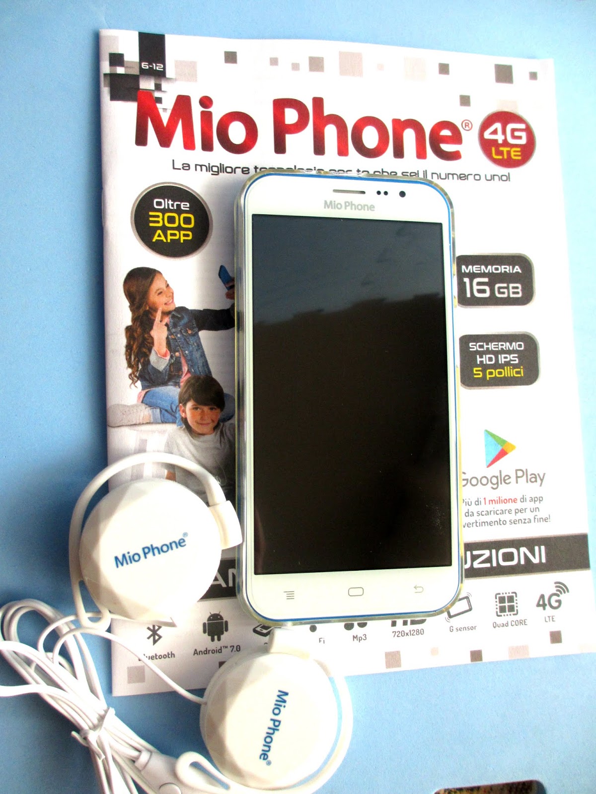 DI TUTTO UN PO': LISCIANI MIO PHONE 5' 4G-lte YOUTUBER