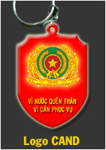 Móc khóa Logo CAND (2) | Shop Móc khóa Công an - Quân đội