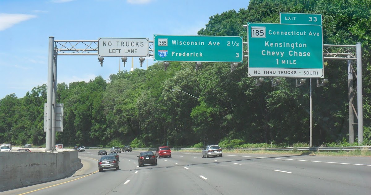 Luke's Signs: Interstate 495, Rt. 355, & I-270 - Bethesda, MD