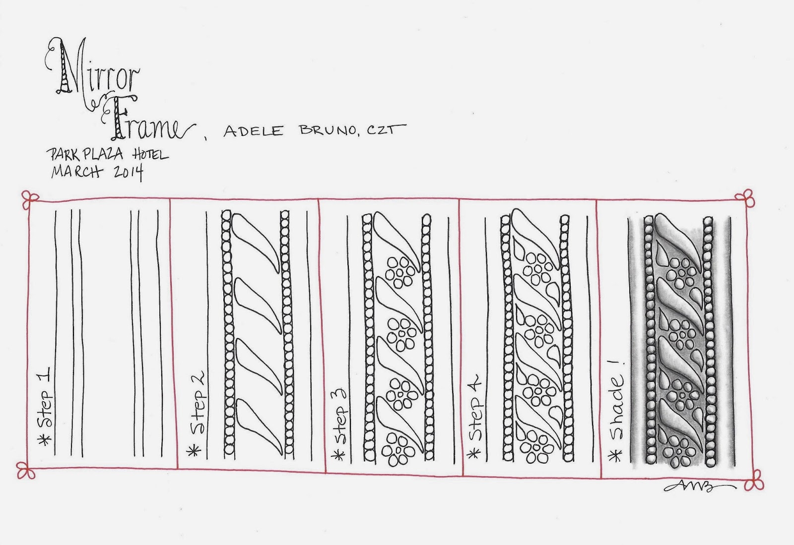 Tickled To Tangle: Frame a Friday