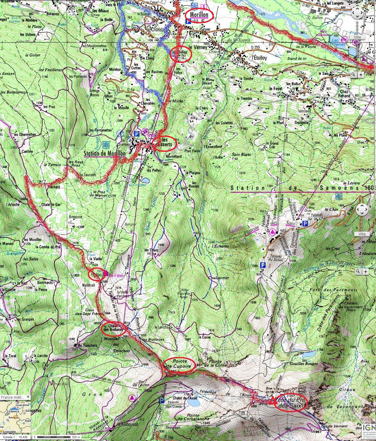 Le Margalier: Balade VTT : descente de la Tête de Saix