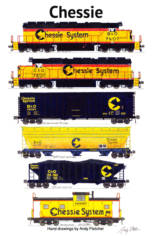 Andy Fletcher Blog-: A Chessie System Freight Train at Point of Rocks ...