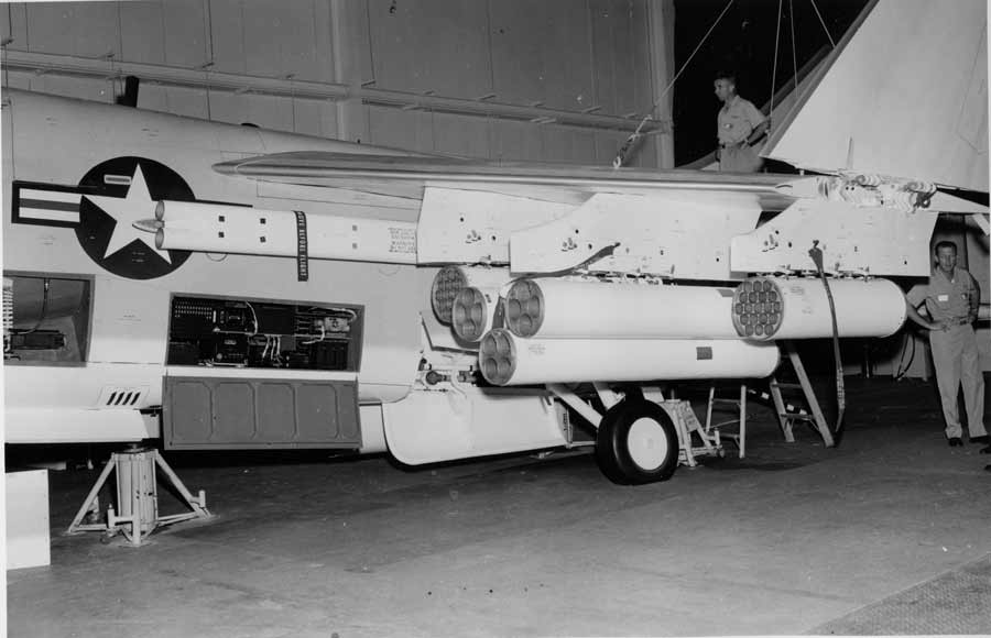 Voughtworks: A-7A Mock up Weapons Loading 1964 Part One