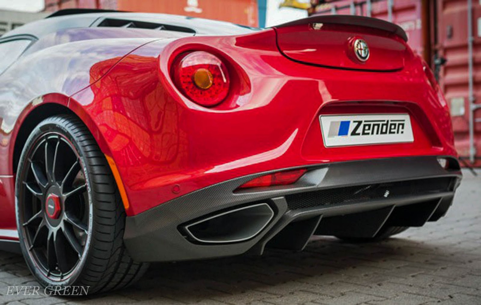 EVERGREEN Blog: Alfa Romeo 4C Zender aero kit