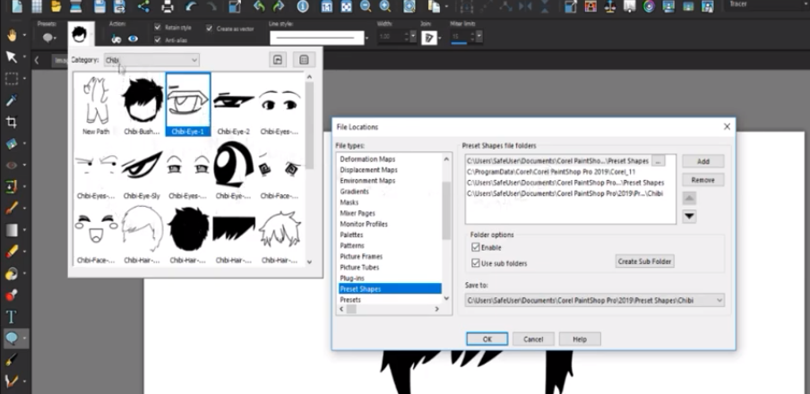 Vector Graphic Library - PaintShop Pro