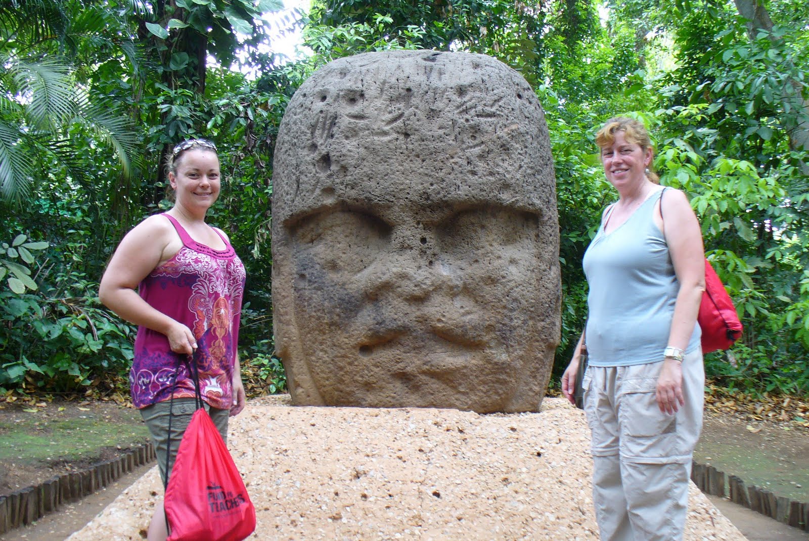 From Tapachula to Cancun: Our first glimpse of the colossal heads!