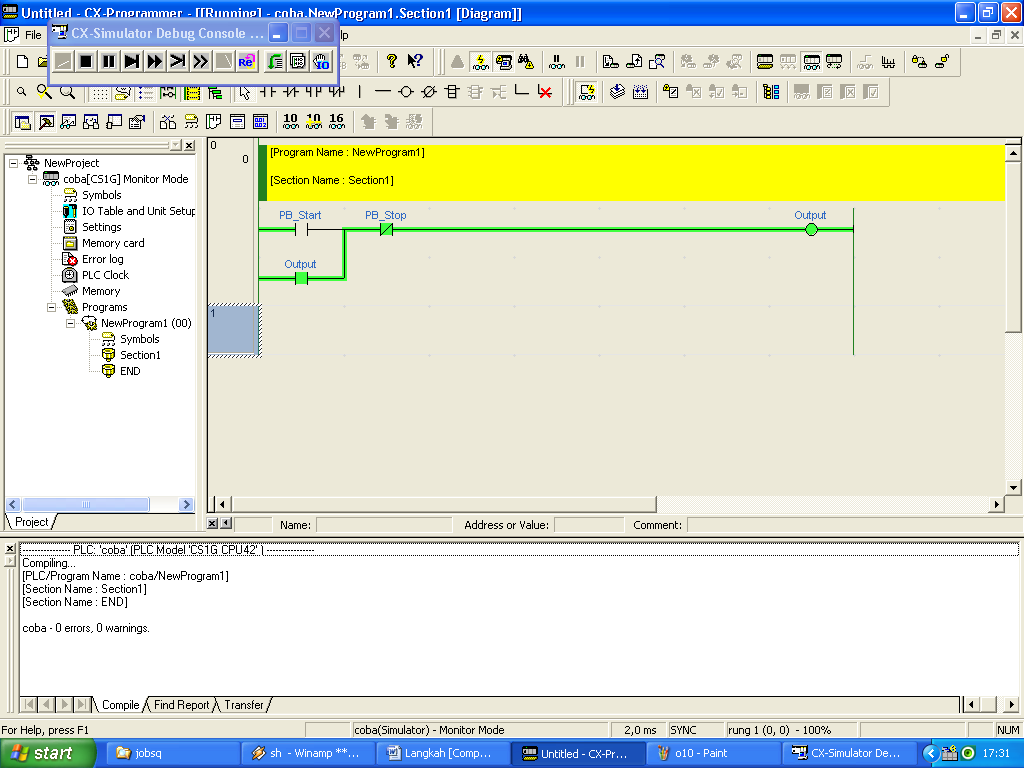Automation Engineering: Langkah-langkah membuat program self holding ...
