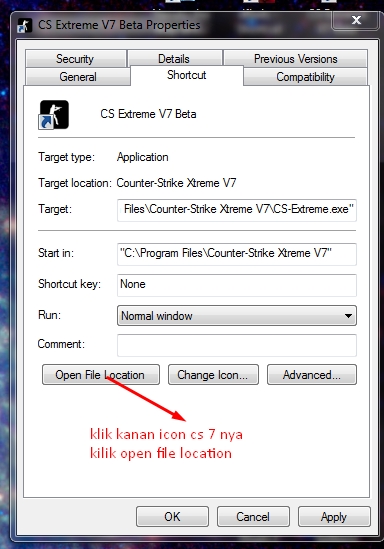 Cara mengatasi CS Extreme V7 Beta yang keluar sendiri