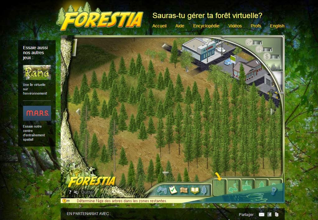 Serious game : FORESTIA – un jeu de simulation forestière